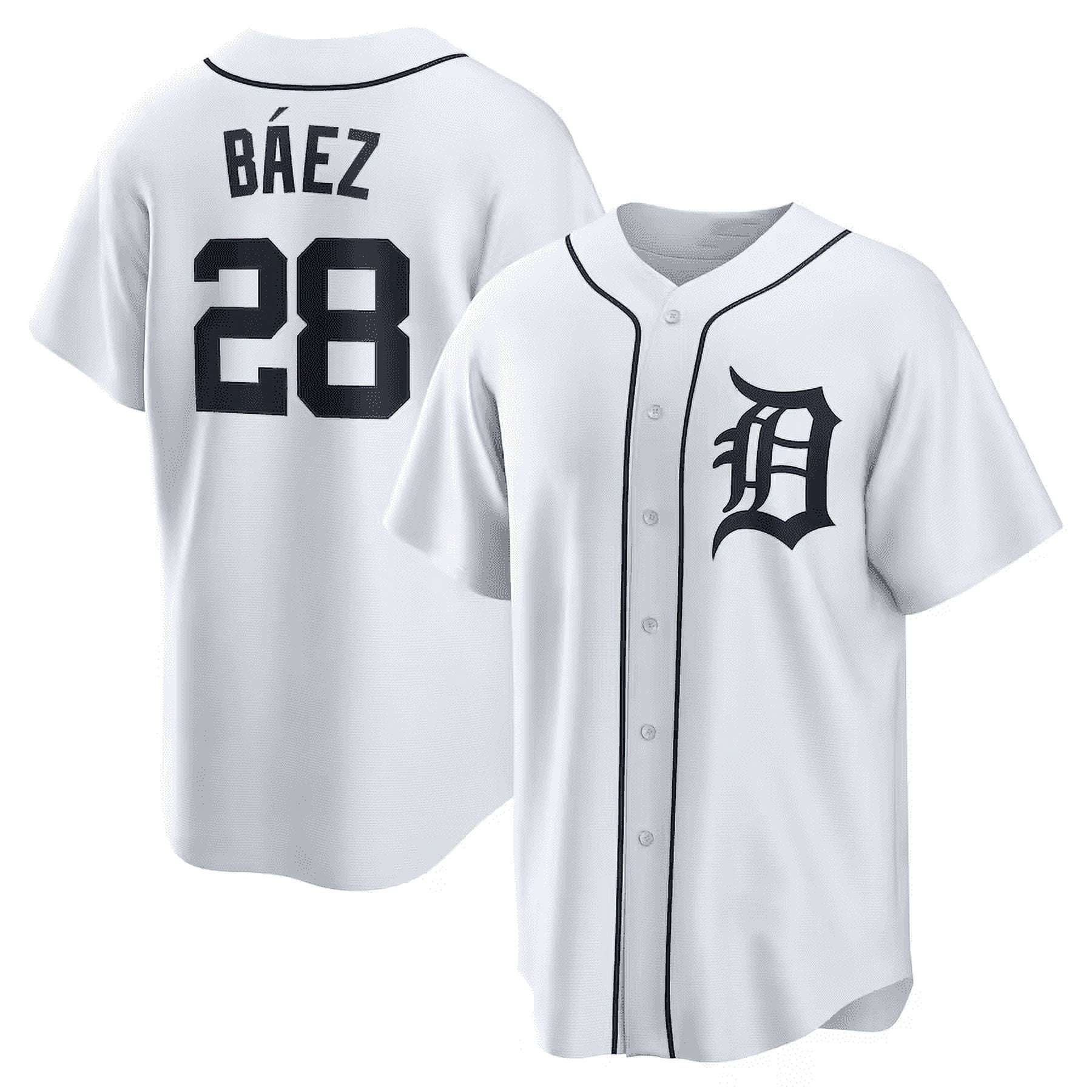 Tigers Men Shirt Baez#28 Baseball Team Sports Shirt Home Limited ...
