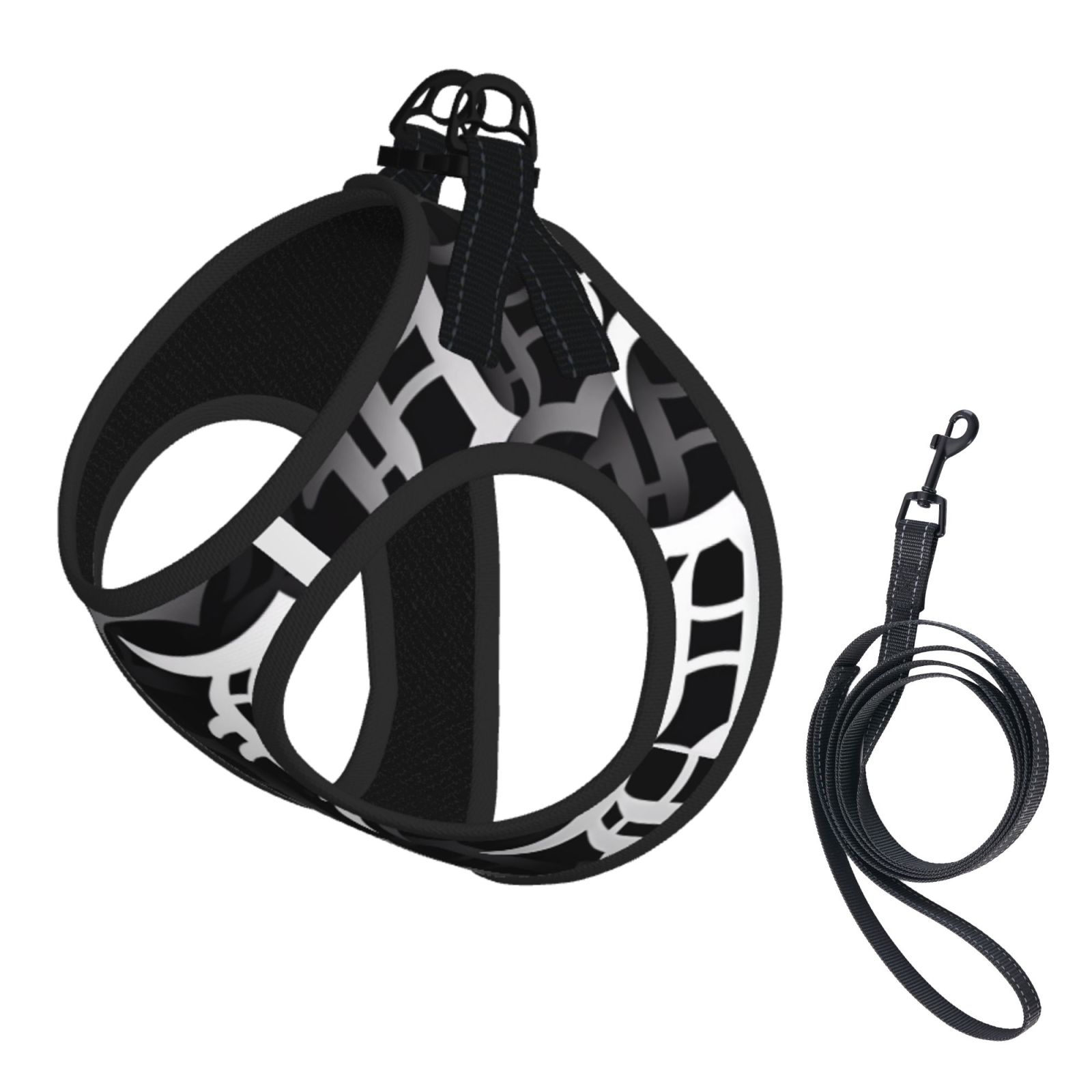 Tigers Small-Scale Dog Harness Soft Breathable Mesh Pet Football ...