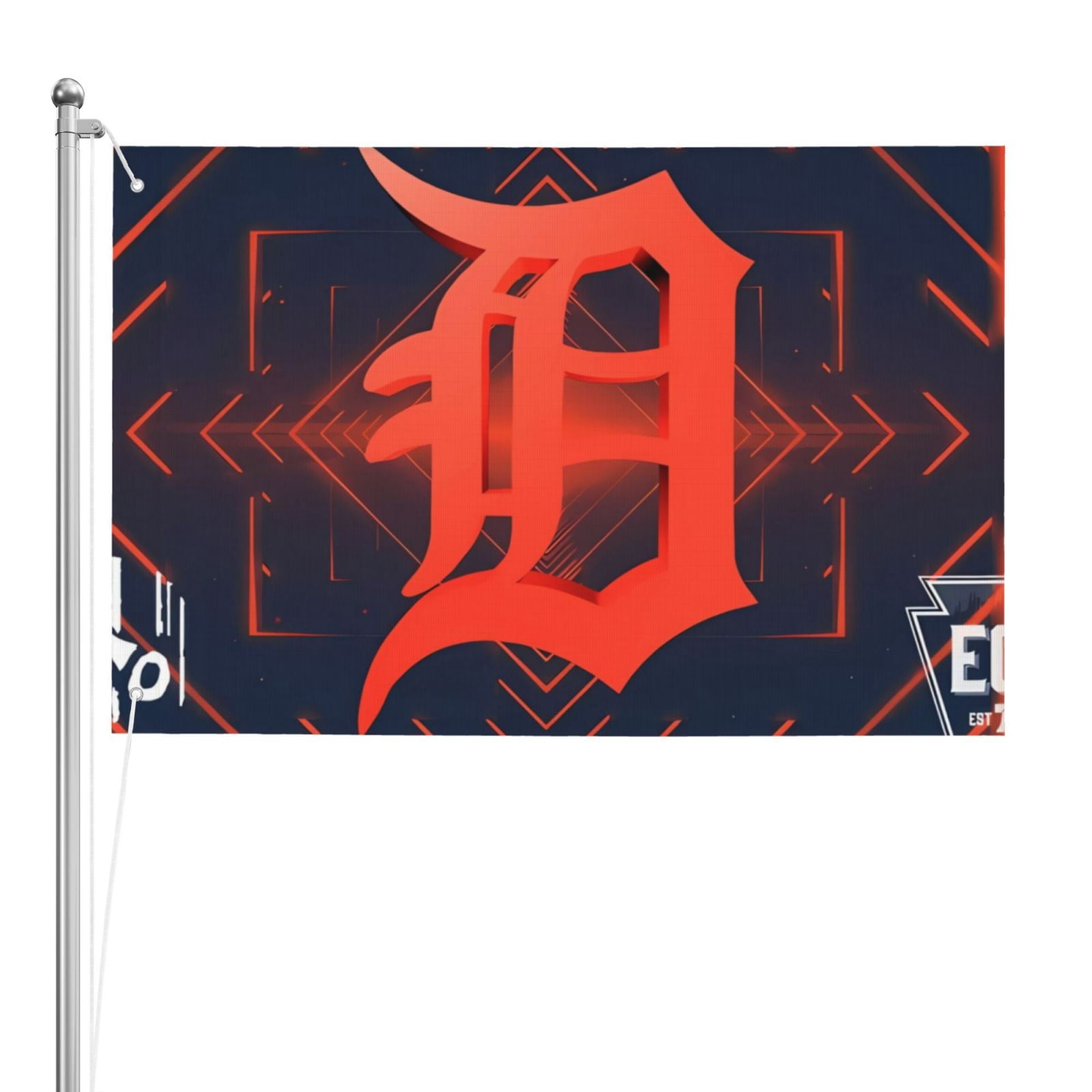Tigers Three Layer personalized Double Sided Flag Football Fans ...