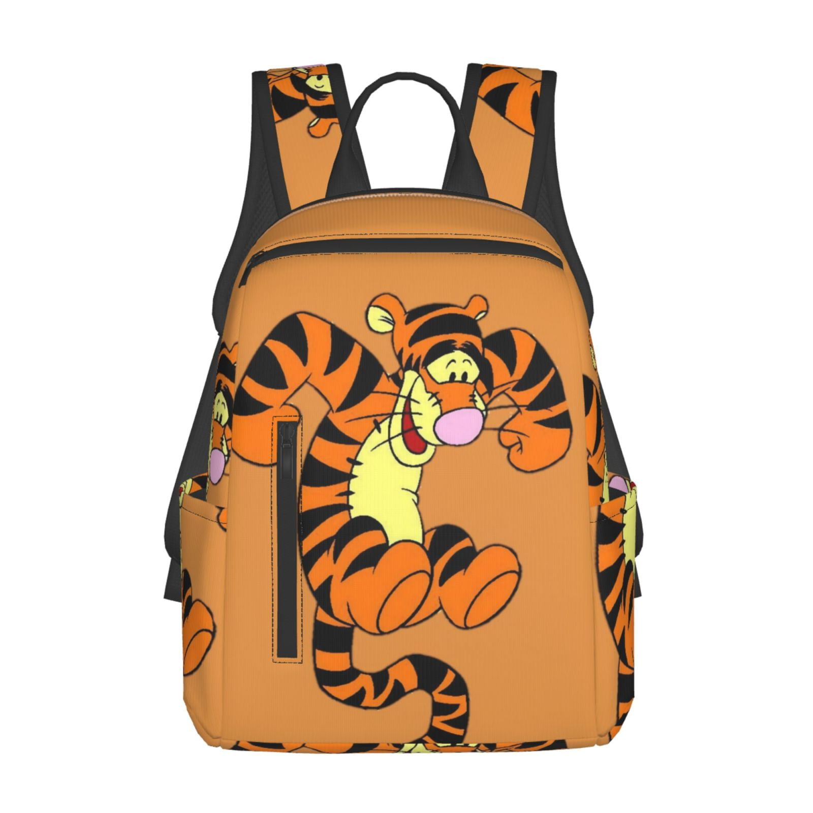 Tigger Backpacks Cute Cartoon Lightweight Unisex Bookbag Daypack Anime ...