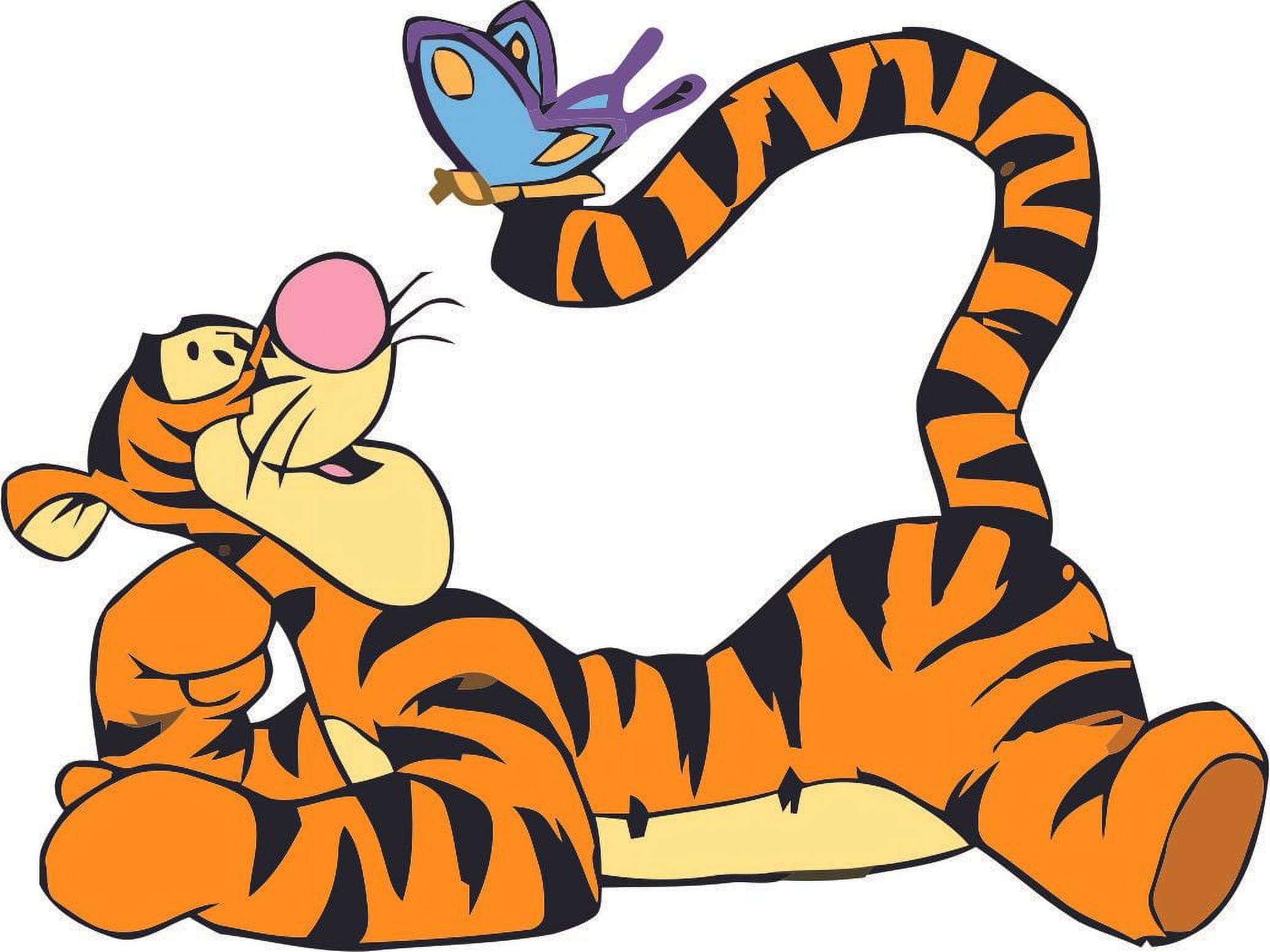 Tigger with Butterfly Design Cartoon Characters TV Show Toddler ...