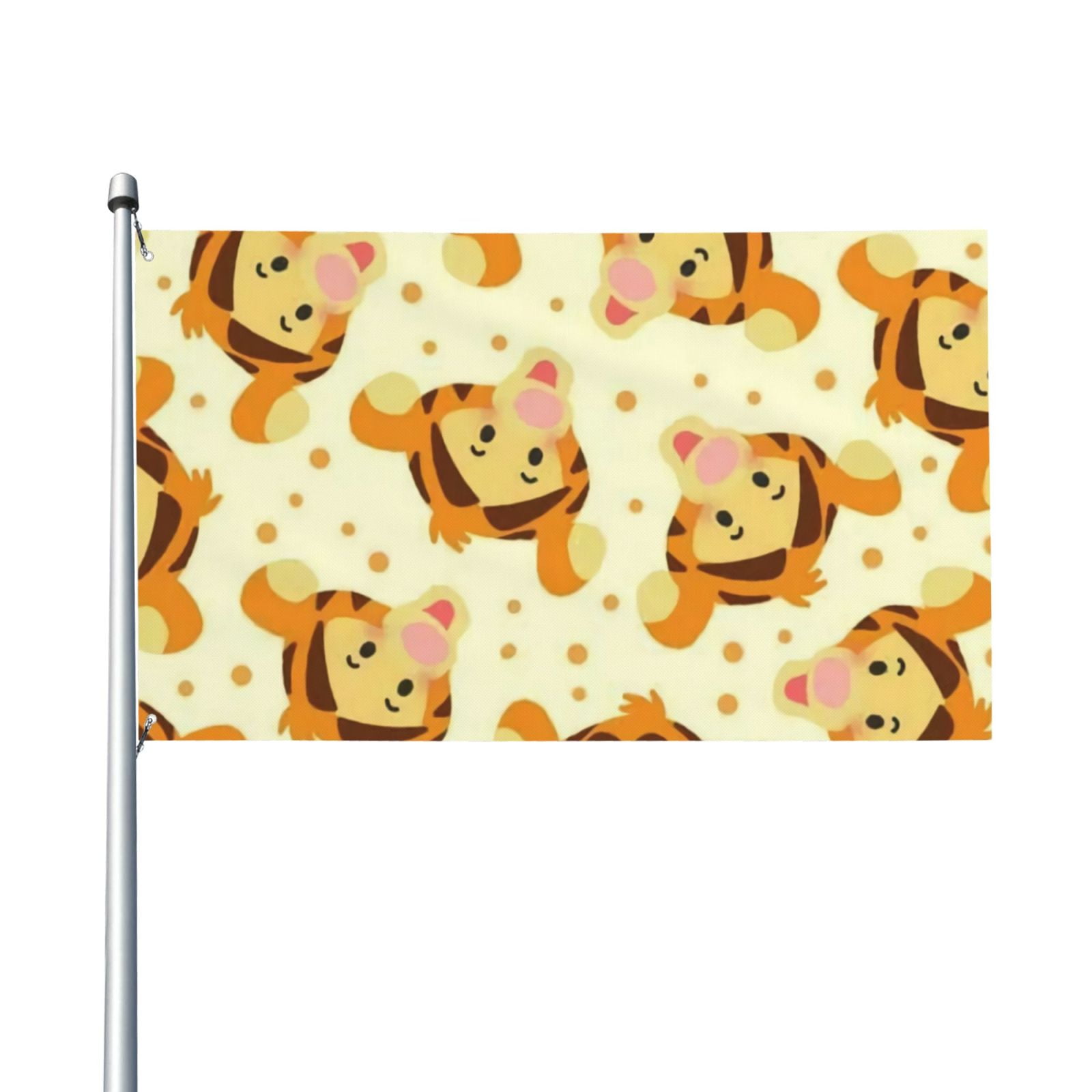 Tigger Garden Flag 3x5 Feet Indoor Decoration Flag Outdoor Courtyard ...