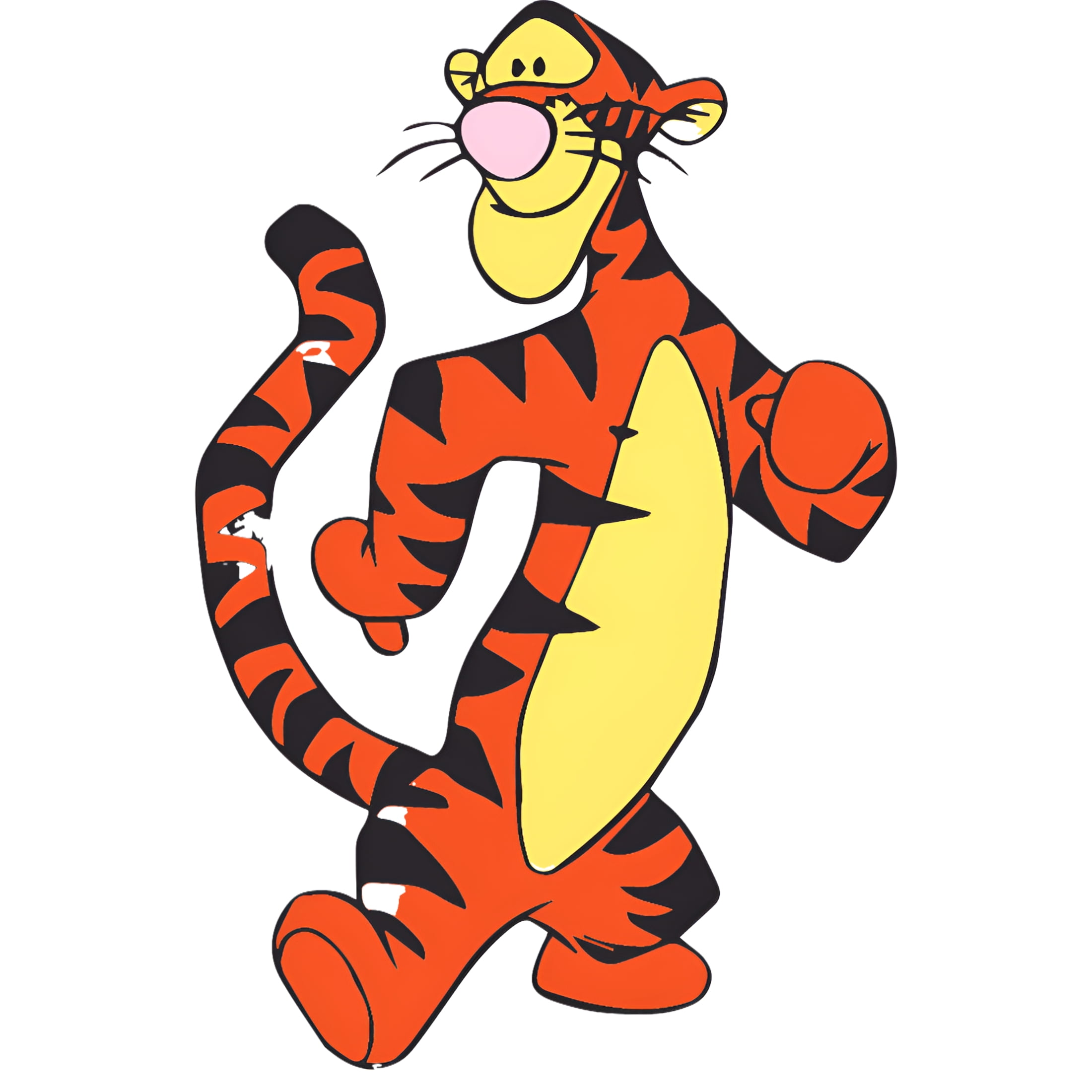Tigger Tiger Winnie The Pooh Cartoon Customized Wall Decal - Custom ...