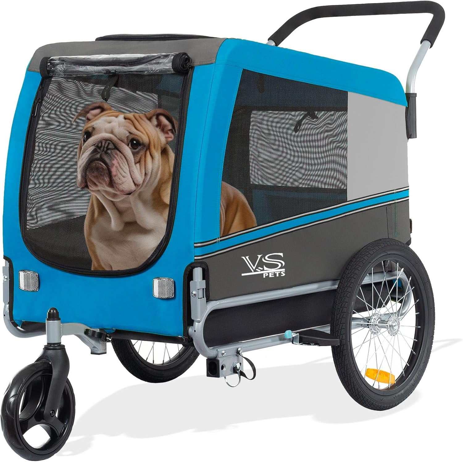 Tiggo Veelar Sports Pets Large Dog Bike Trailer & Stroller for Medium ...