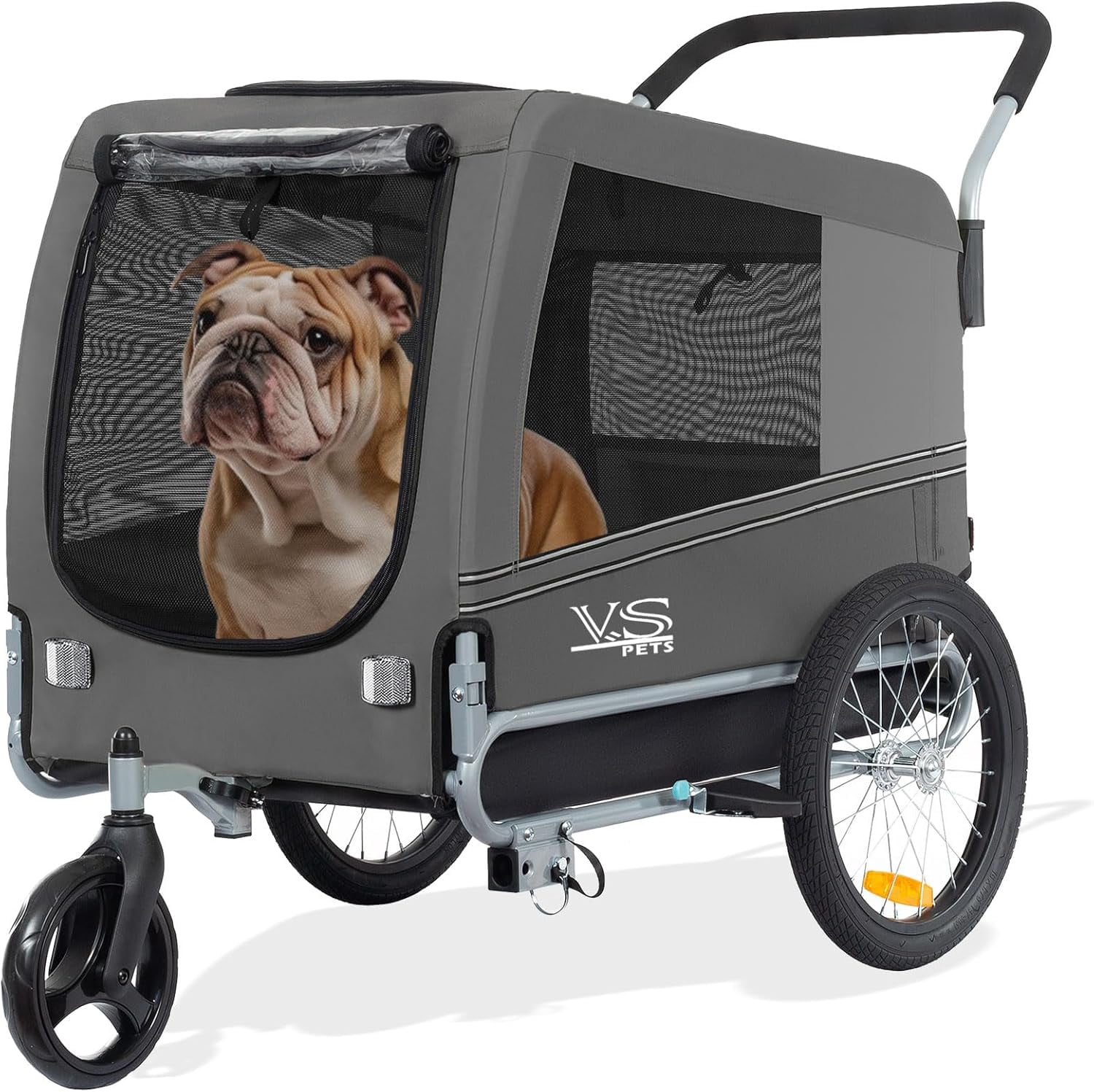 Tiggo Veelar Sports Pets Large Dog Bike Trailer & Stroller for Medium ...