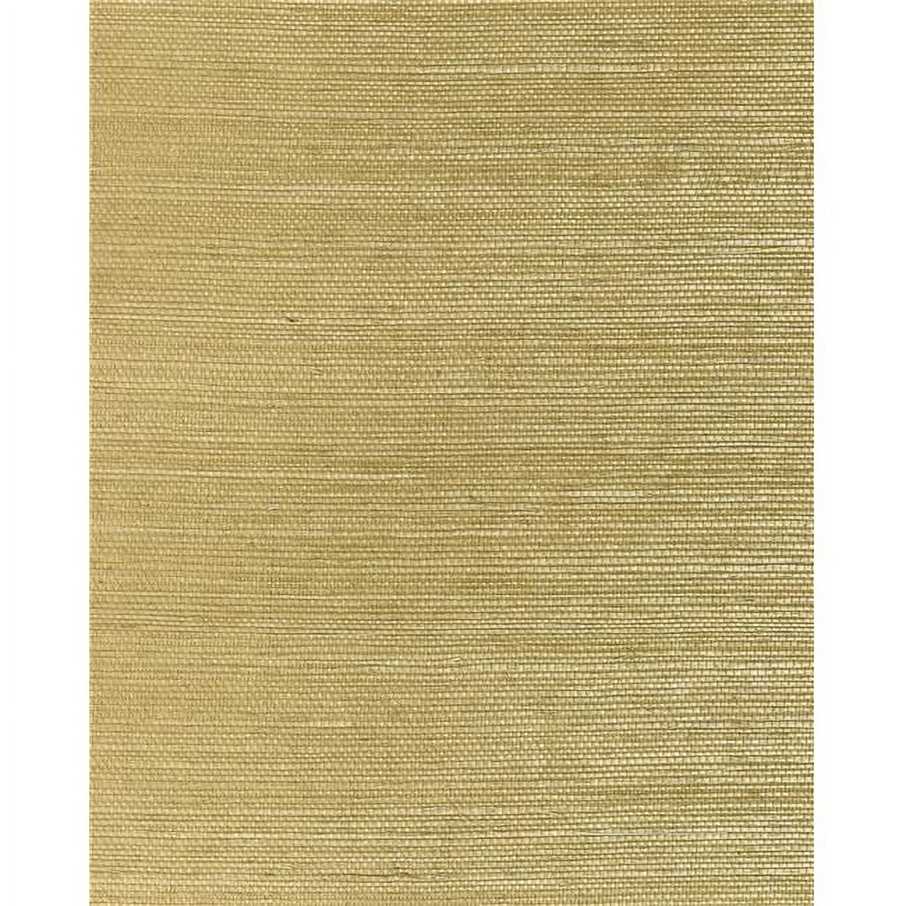 Tight Sisal Weave Grasscloth Wallpaper - Double Roll, Light Brown ...
