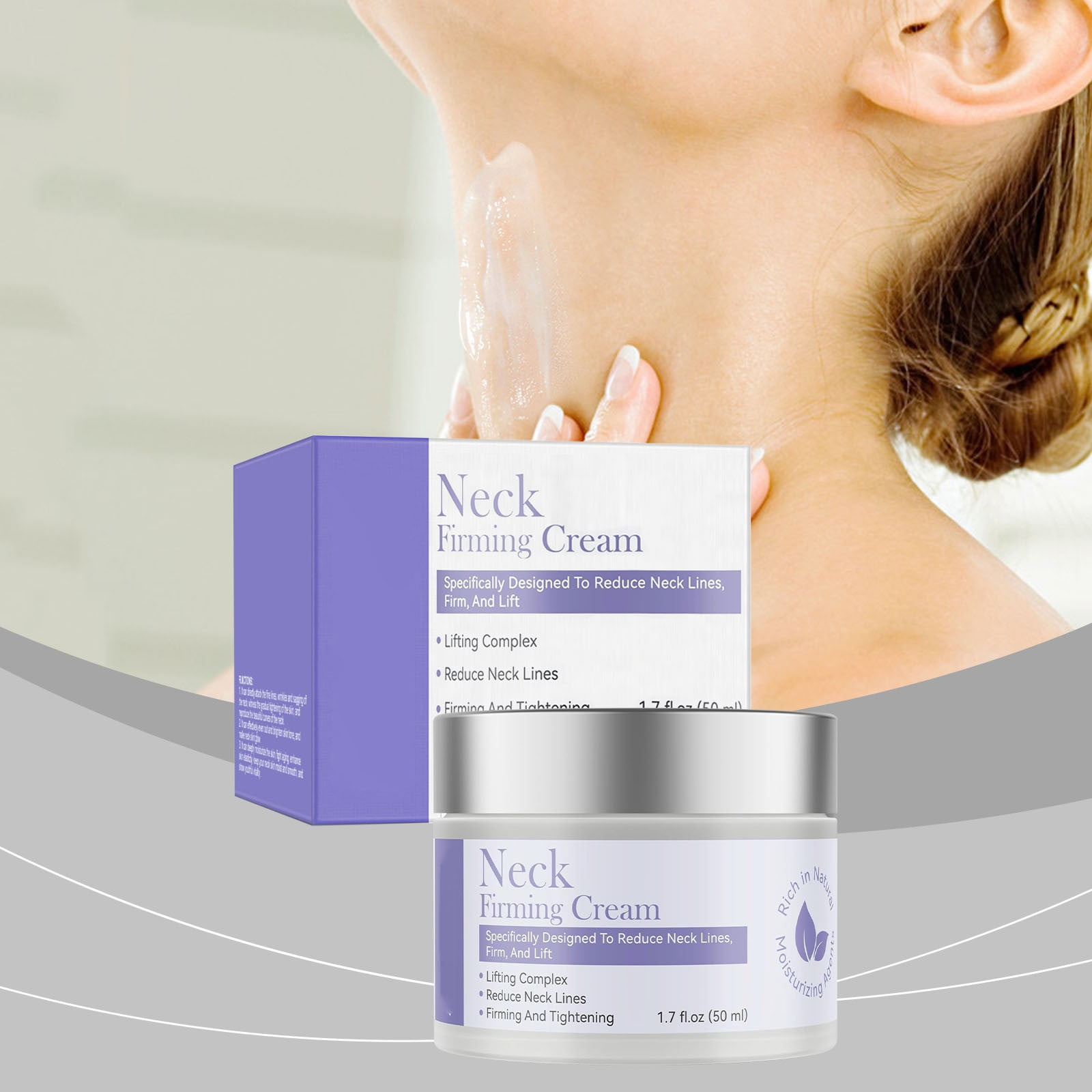 Tighten And Soothe The Neck, Massage And Absorb,Neck Firming Cream ...