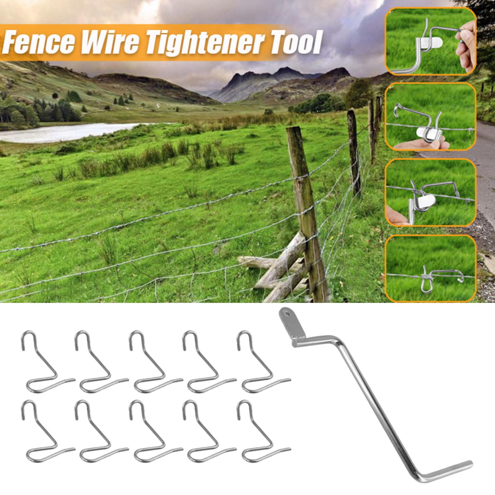 Tightener Fence Wire Home Lines Long Lasting Loose Performance Reliable ...