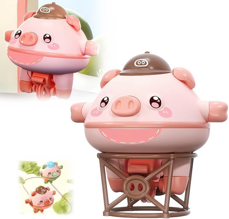 Tightrope Walking Tumbler Unicycle Toy - 2024 New Roly-Poly Balance Pig ...