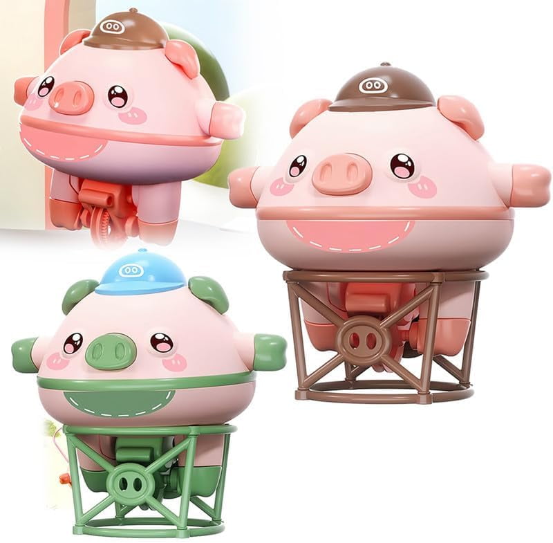 Tightrope Walking Tumbler Unicycle Toy, 2024 New Roly-Poly Balance Pig ...