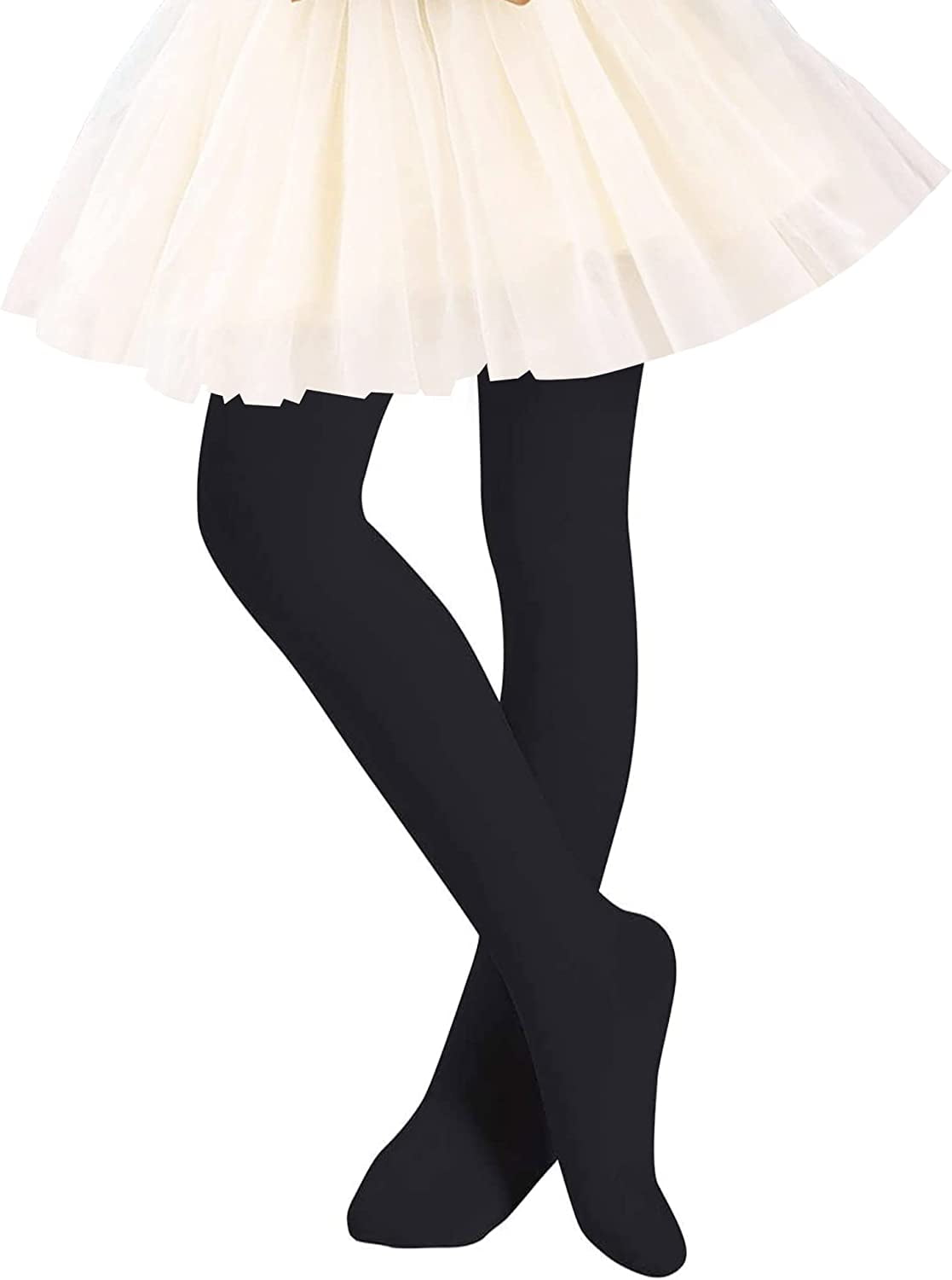 Tights for Girls Toddler Transition Ballet Leggings Ultra-Soft Footed ...