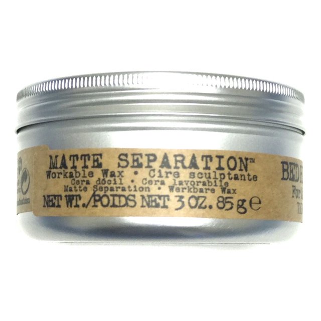 Tigi Bed Head Personal Care - Men's Matte Separation Hair Wax, 3 Oz ...