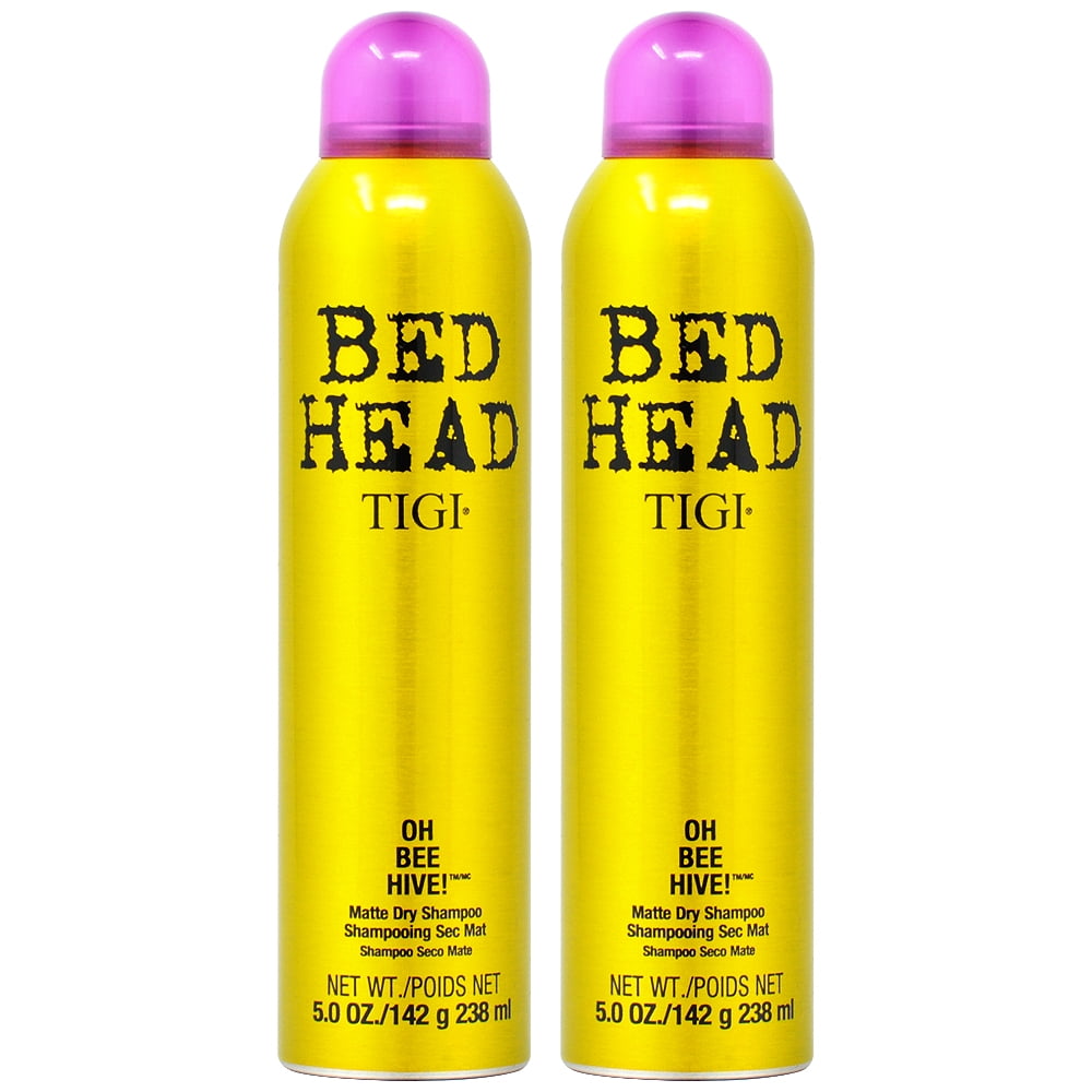 Bed Head Oh Bee Hive Matte Dry Shampoo, 5oz Pack of 2, Absorbs Oil ...