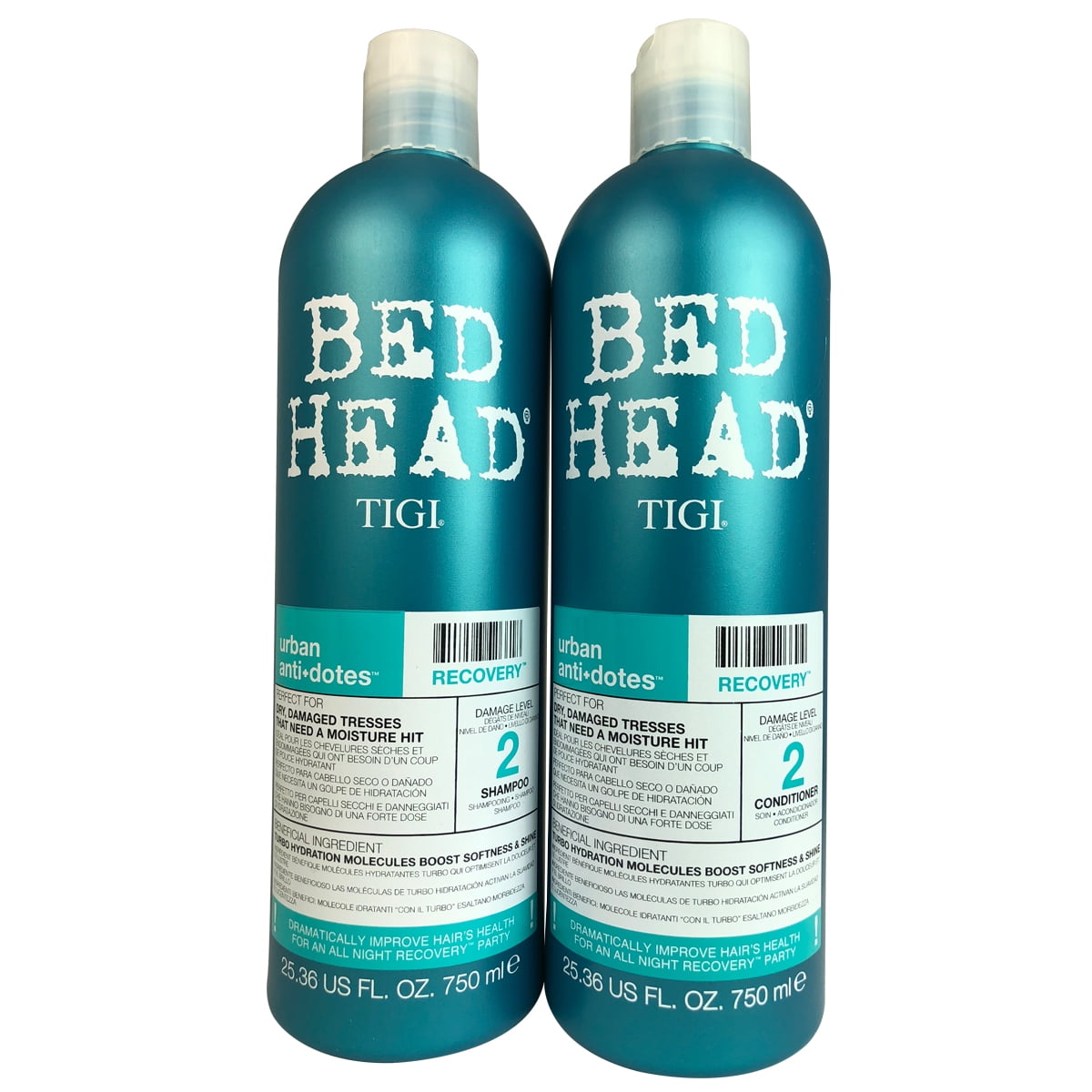 Tigi Bed Head Urban Antidotes Rec Sha And Cond Duo 25 36 Oz Ea