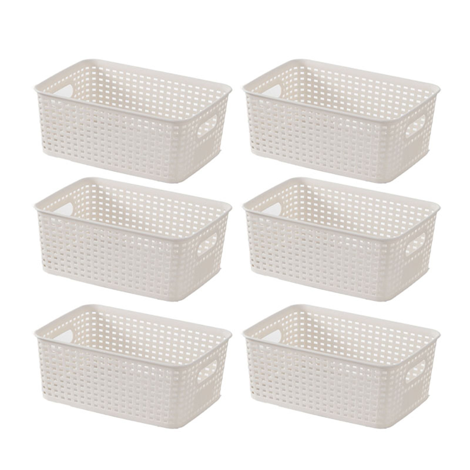 Tigivemen 6 Piece Storage Storage With Lid Woven For Organizing ...