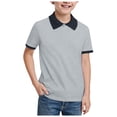 Tigivemen Boys Short Sleeve Button Down Shirts Casual Tweens Summer ...