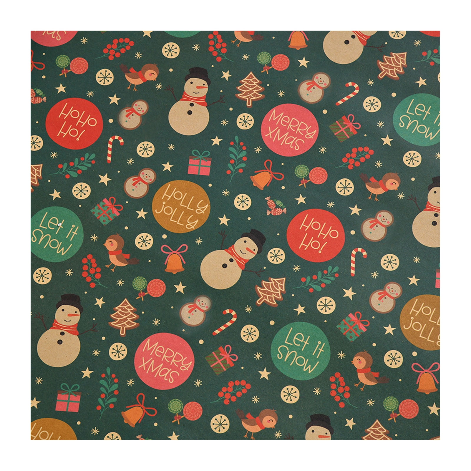 Tigivemen Christmas Wrapping Paper Diy Wrapping Truck Plaid Snowflake Christmas Tree Car Holiday ...