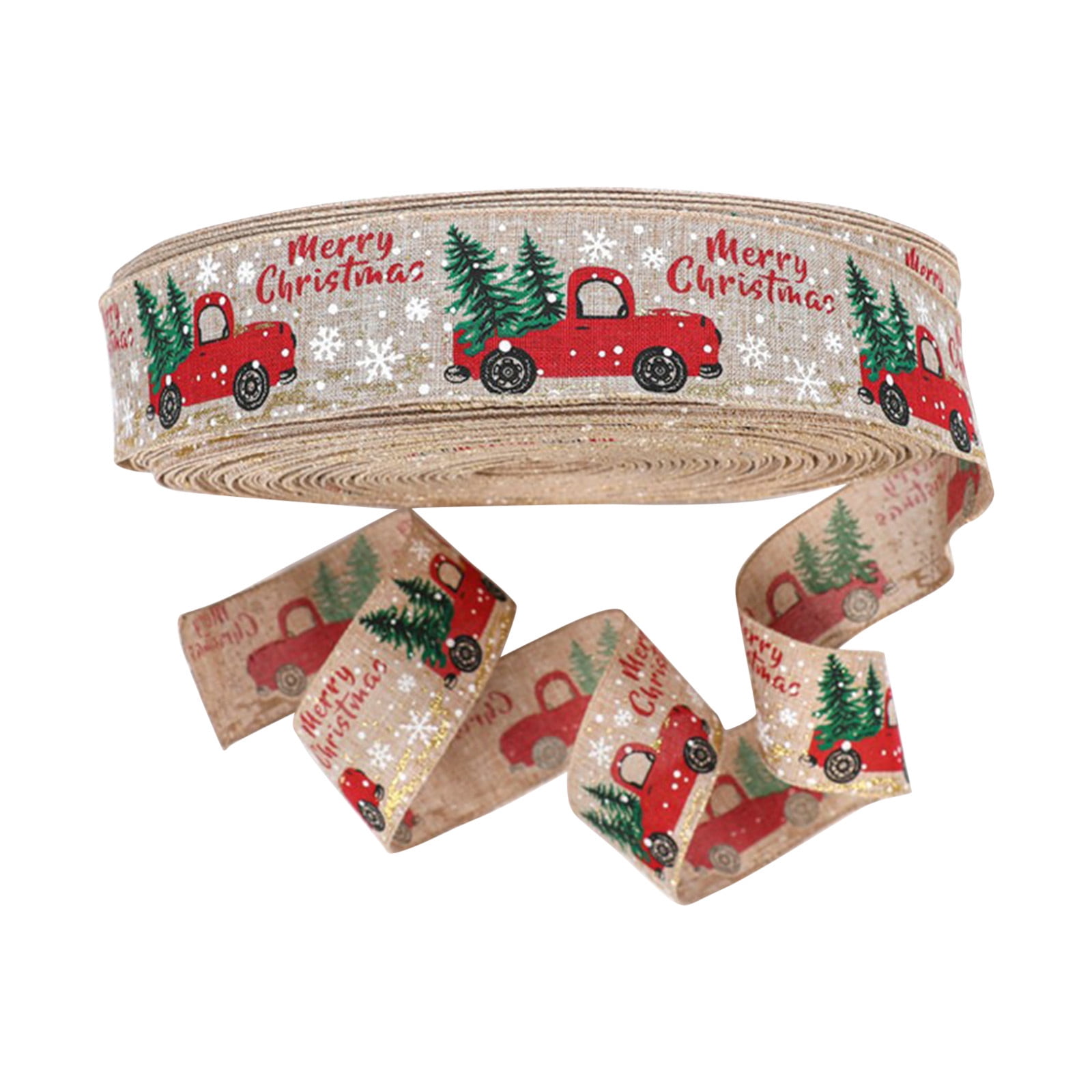 Tigivemen Christmas Wrapping Ribbons for Gift Wrapping Happy Birthday ...