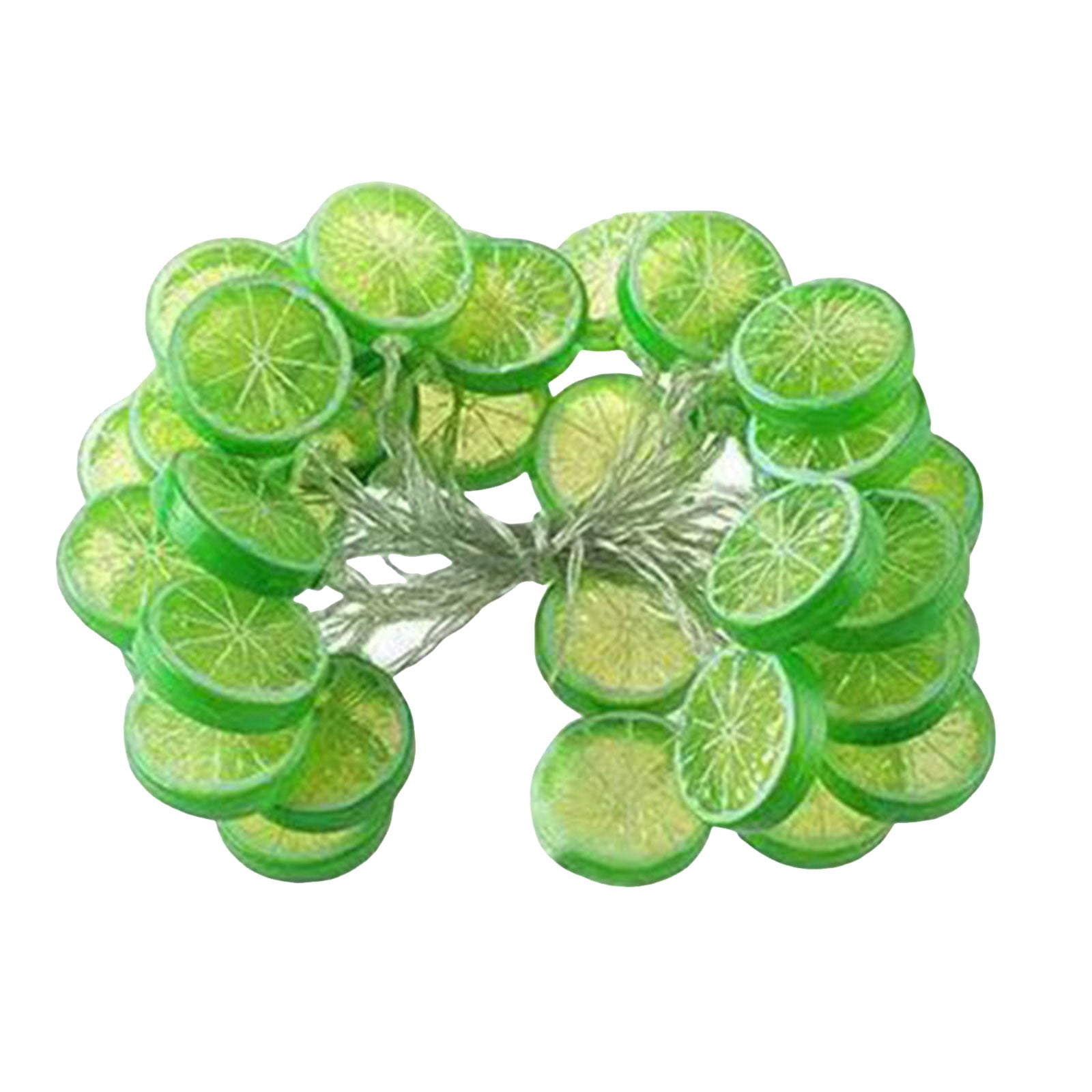 Tigivemen Decorative Fairy Lights Orange 2 M 10 Led Spray Orange Slices ...