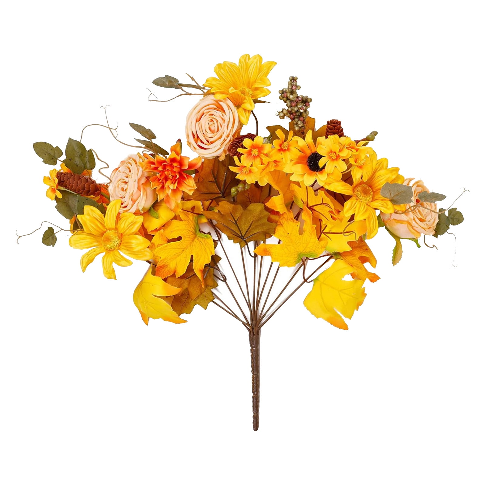 Tigivemen Fall Decor Flowers Thanksgiving Decorations Diy Bouquet Bulk ...