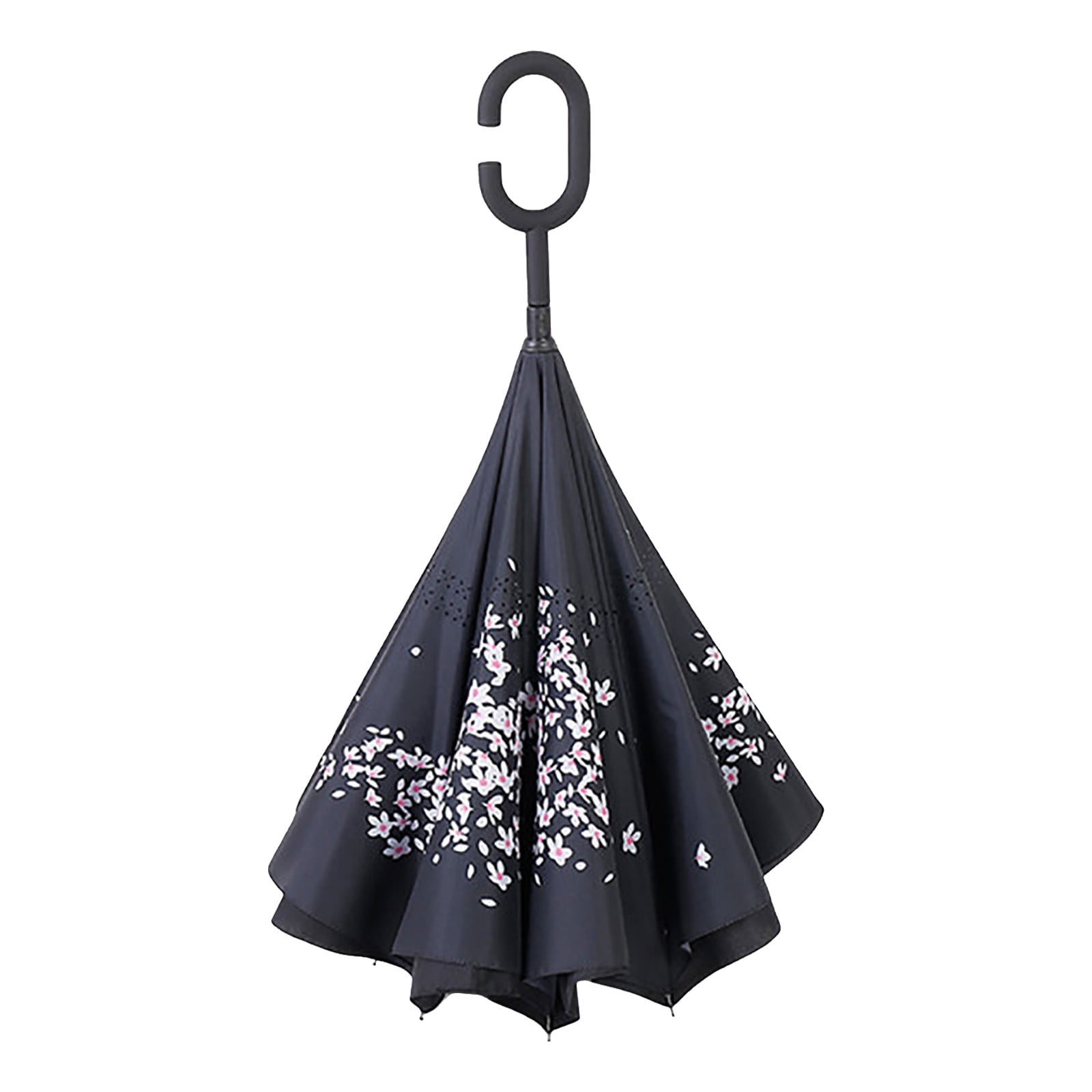 Tigivemen Inverted Umbrella Rain Gear C Shaped Handle Long Handle ...