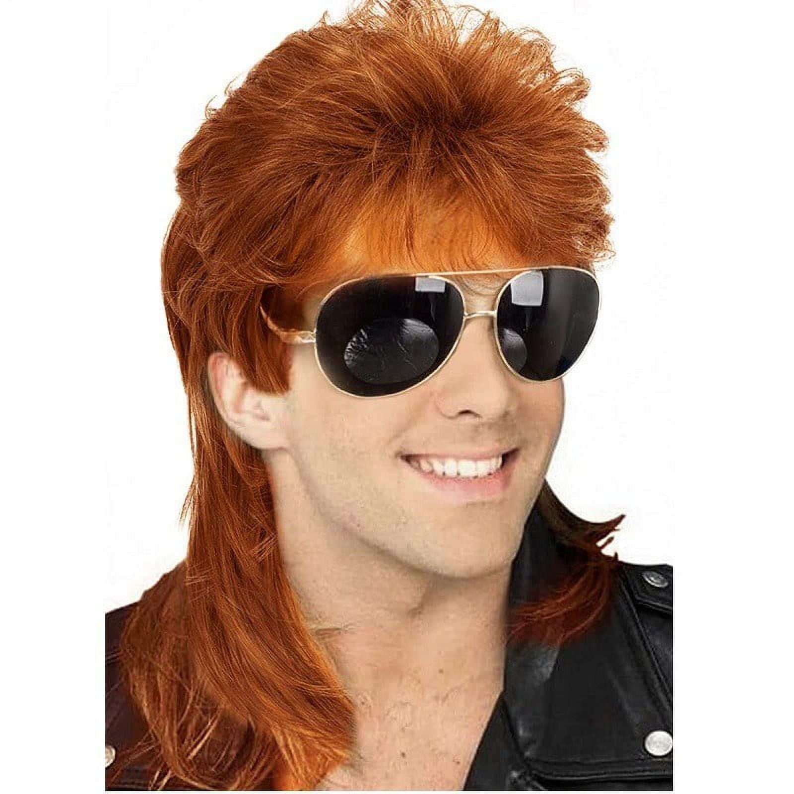 Tigivemen Men Wigs Blonde '70s '80s Halloween Punk Rock Wigs Fancy ...