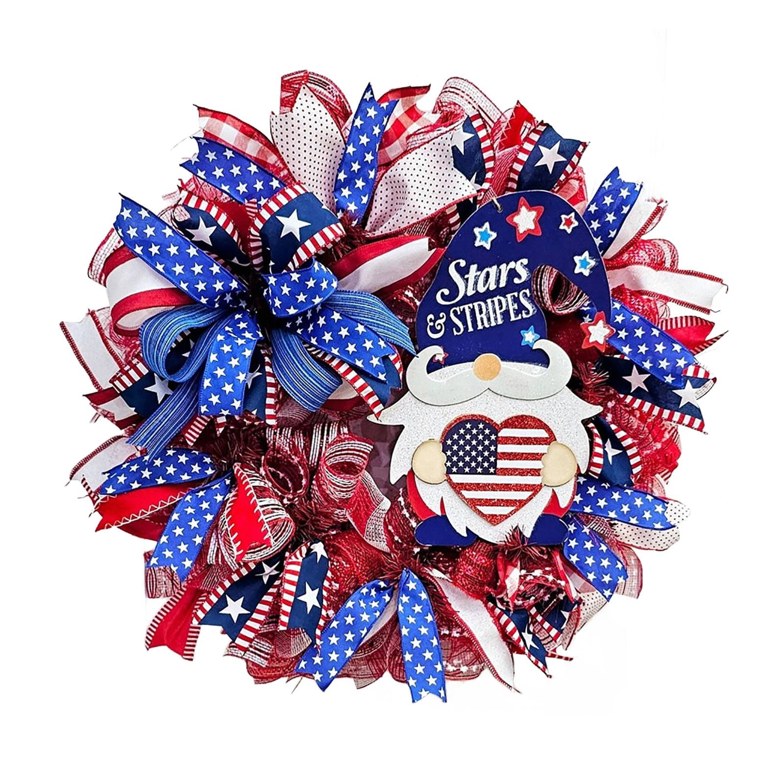 Tigivemen Patriotic Independence Day Garland Memorial Day Garland Front ...