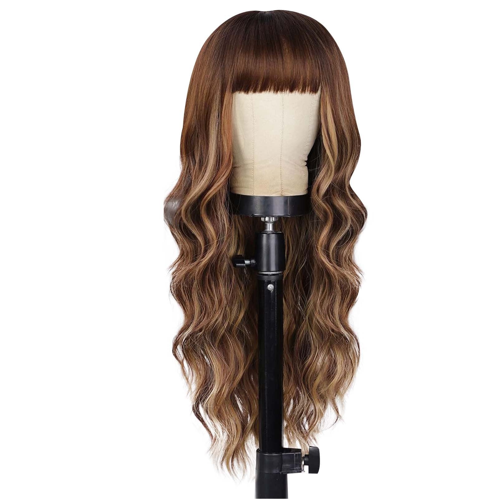 Tigivemen Shaped Wig Heat Fiber Synthetic Wig For Party Activities Role ...