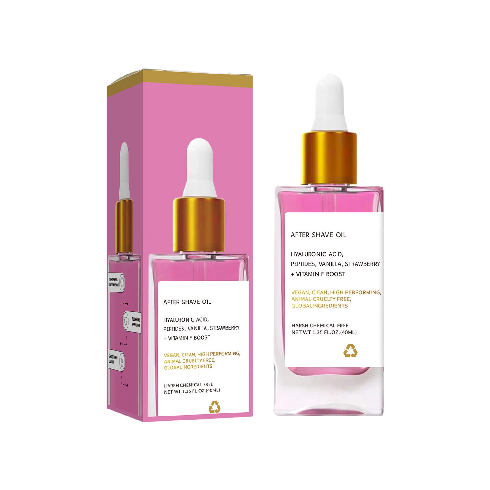 Tigivemen Strawberry Vanilla After Shave Oil, Soothing and Moisturizing ...