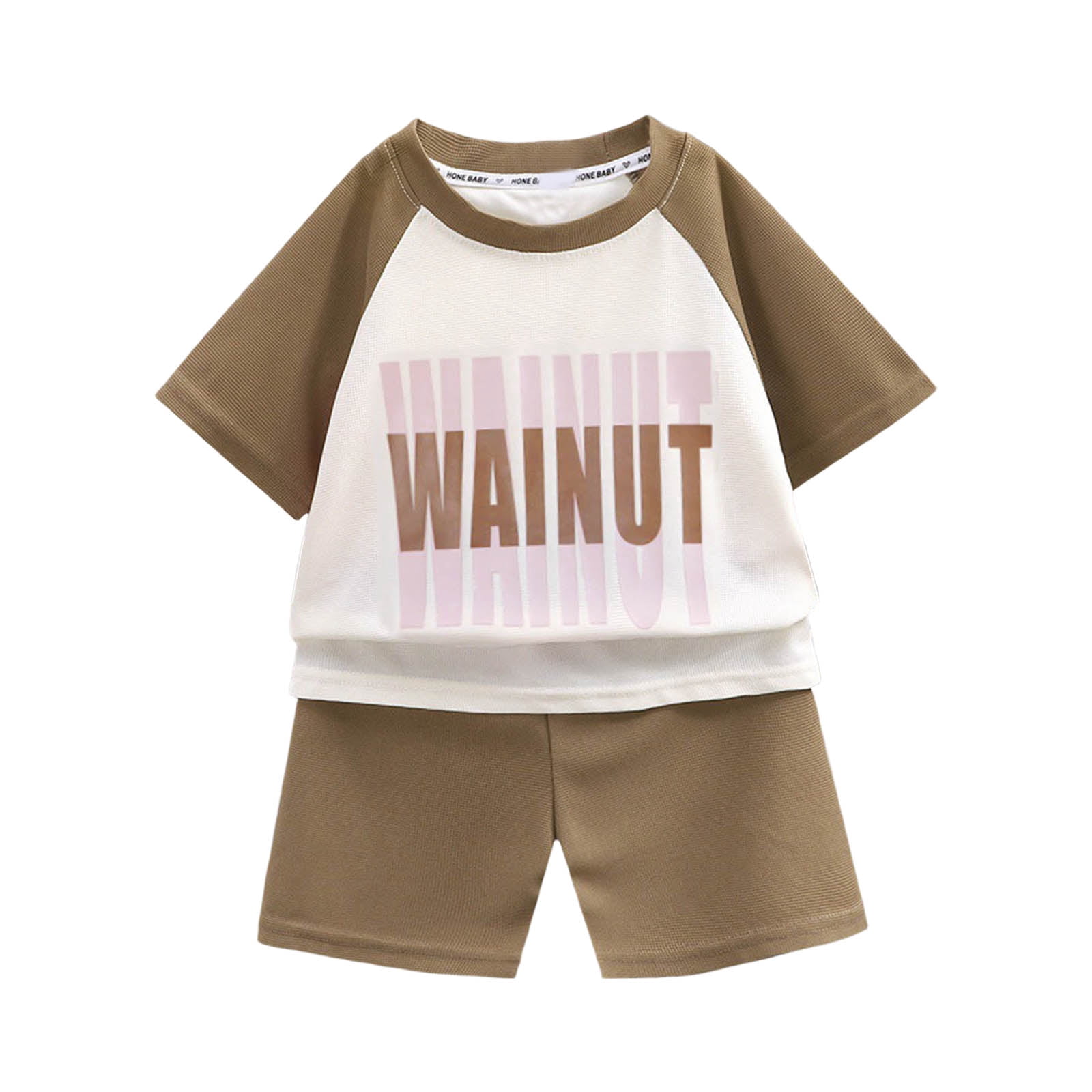 Tigivemen Summer Outfits for Toddler Letter Printed Short Sleeved ...