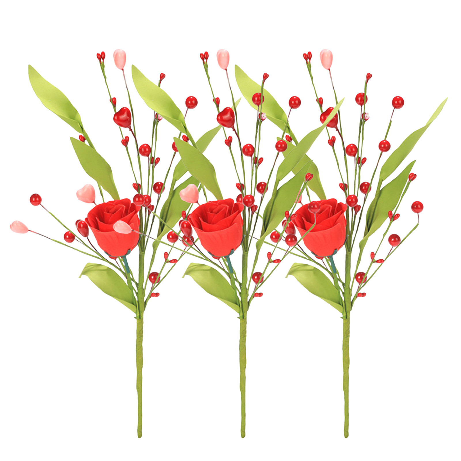 Tigivemen Valentine's Day Wedding Celebration Rose Flower Red Fruit ...