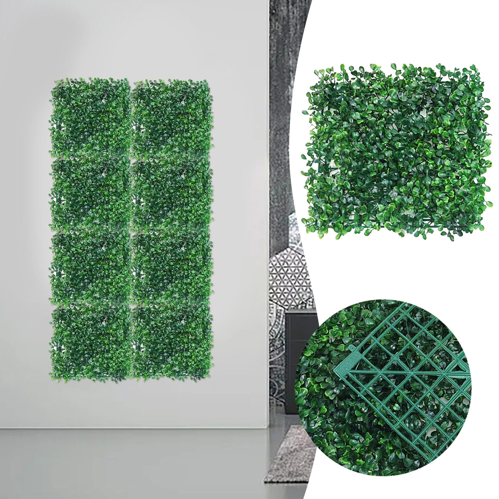 Tigivemen Wall Panel Greenery Boxwood Panels For Indoor Outdoor Green ...
