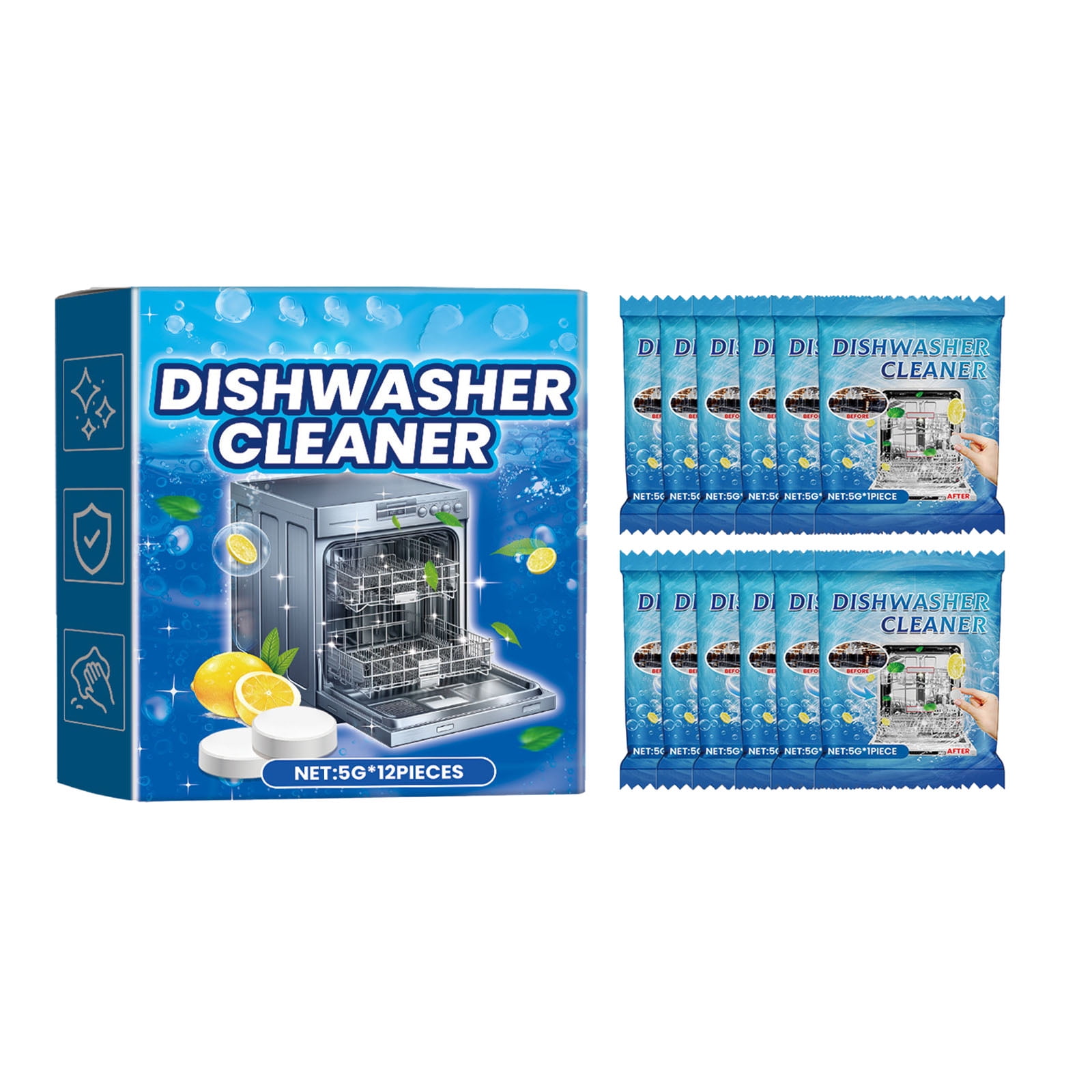 Tigivemen Washing Machine Cleaner And Dishwasher Cleaner Tablets ...