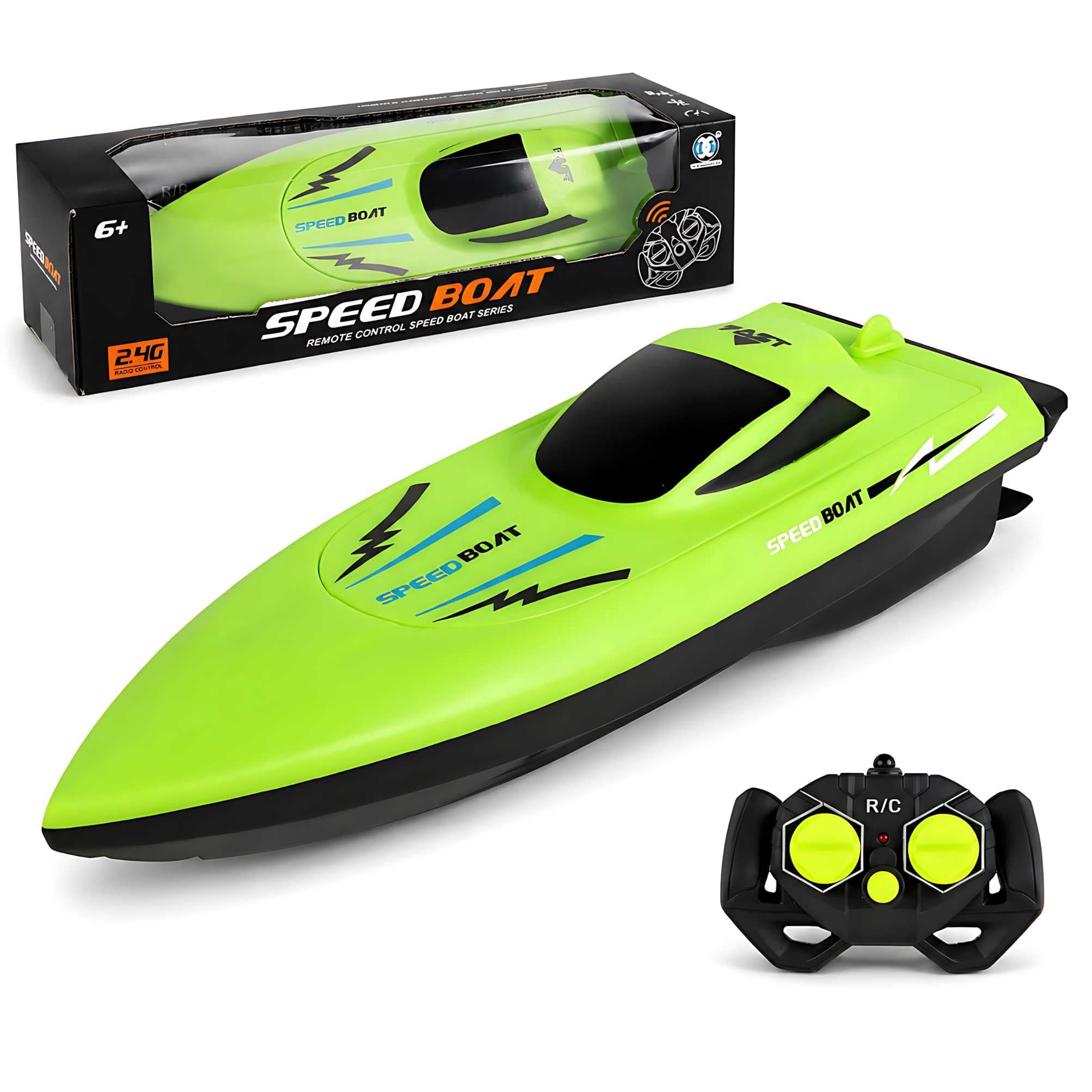 Tigozz Remote Control Boat, 2.4GHz Dual Motor RC Speedboat for Pools ...