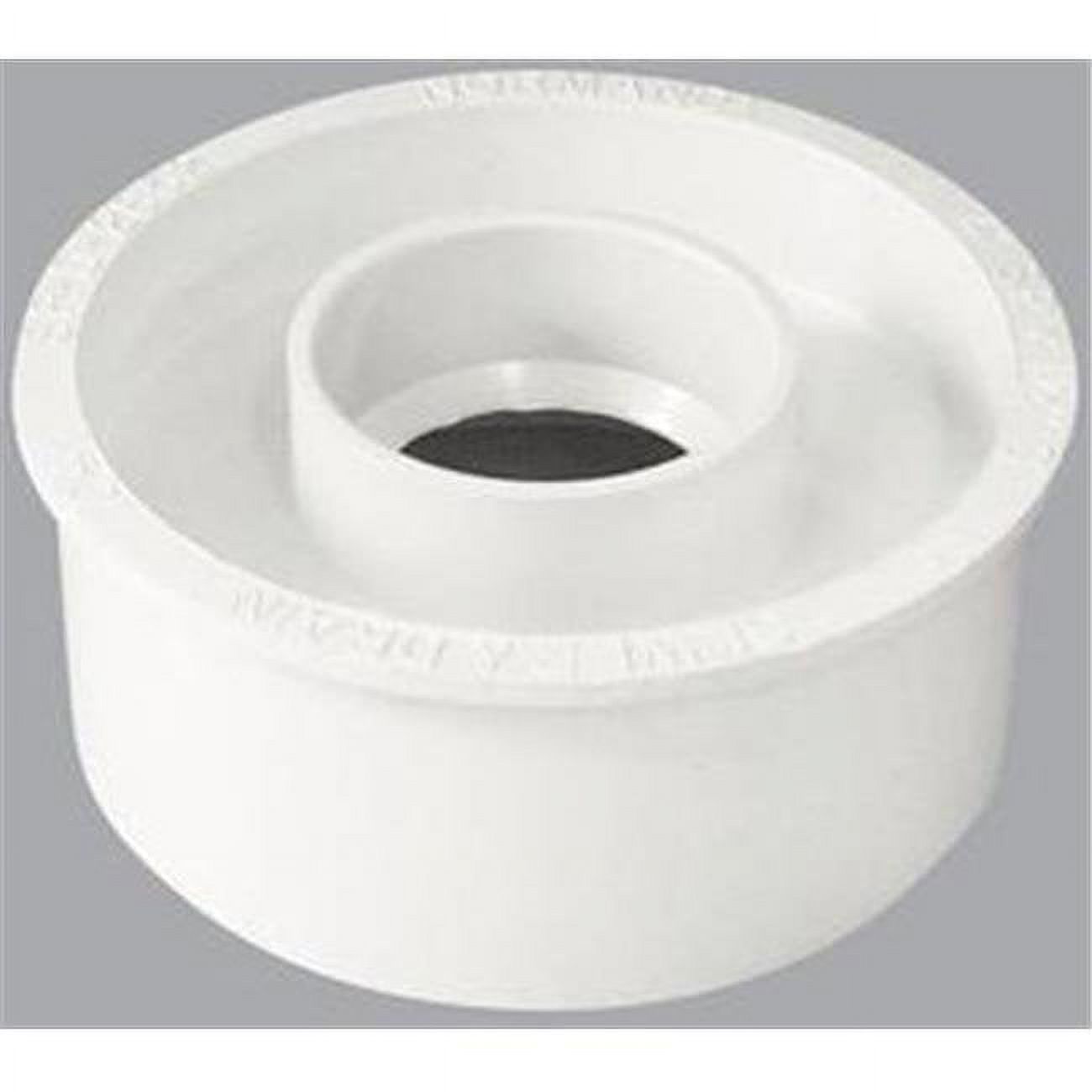 Tigre PVC Pipe Sewer Drain Adapter Bushing, 4-In. Spigot x 1-1/2-In ...