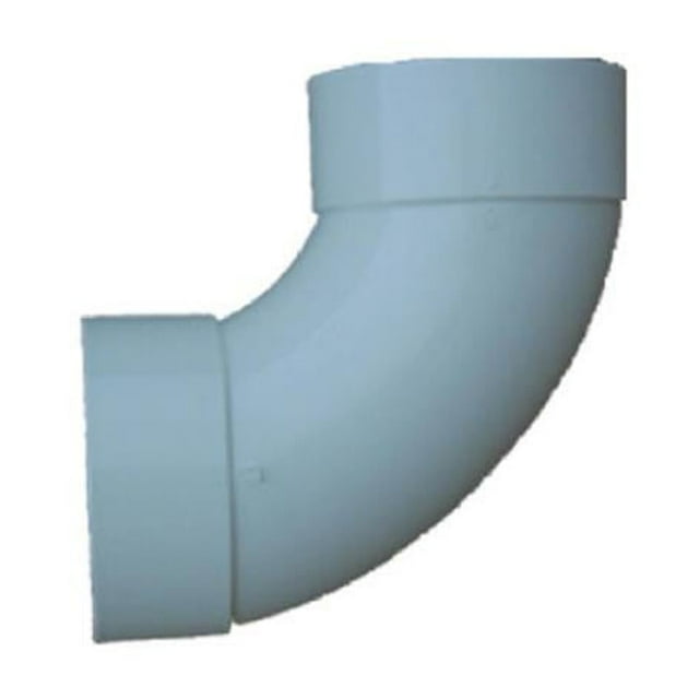 Tigre 36-677 PVC Pipe Sewer And Drain 90-Degree Long Turn Elbow, 4 In ...