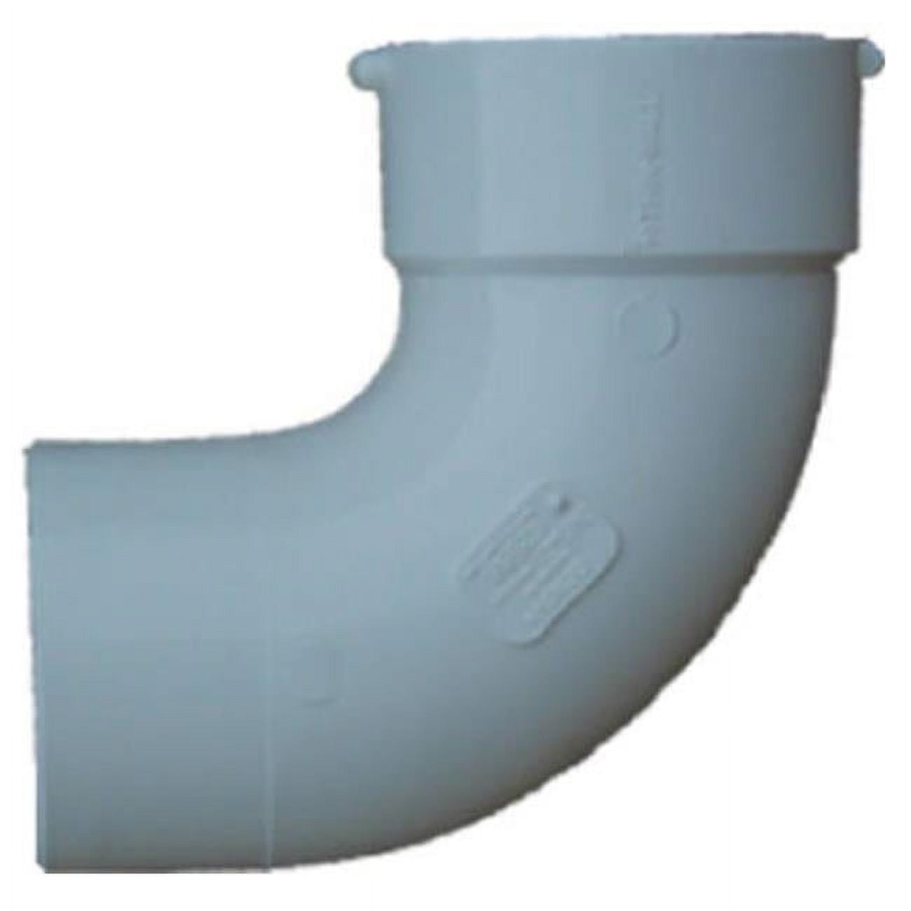 Tigre 36-680 PVC Pipe Sewer & Drain 90-Degree Street Elbow, 4 In ...