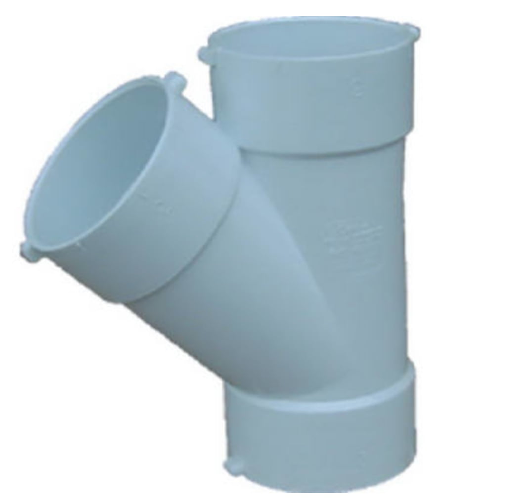 Tigre 36-730 PVC Pipe Sewer And Drain Wye, 4 In. - Quantity 1 - Walmart.com