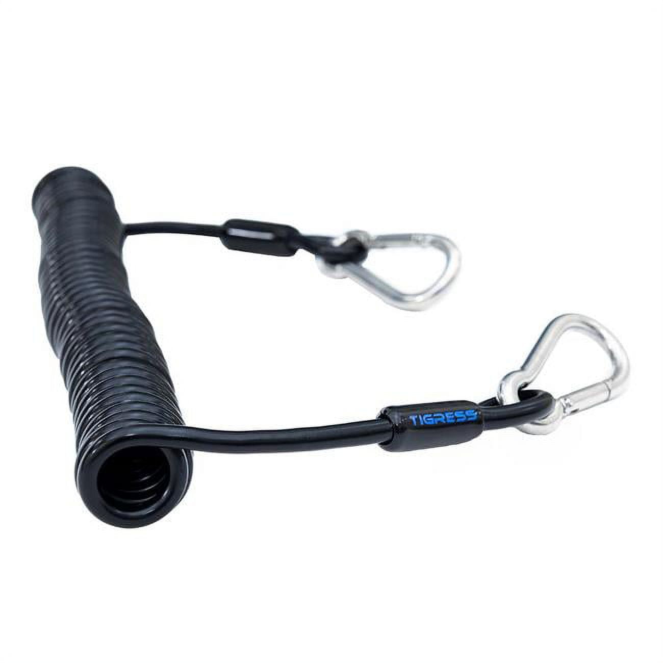 Tigress 88440 600 lbs Tigress Light Tackle Coiled Safety Tether for ...