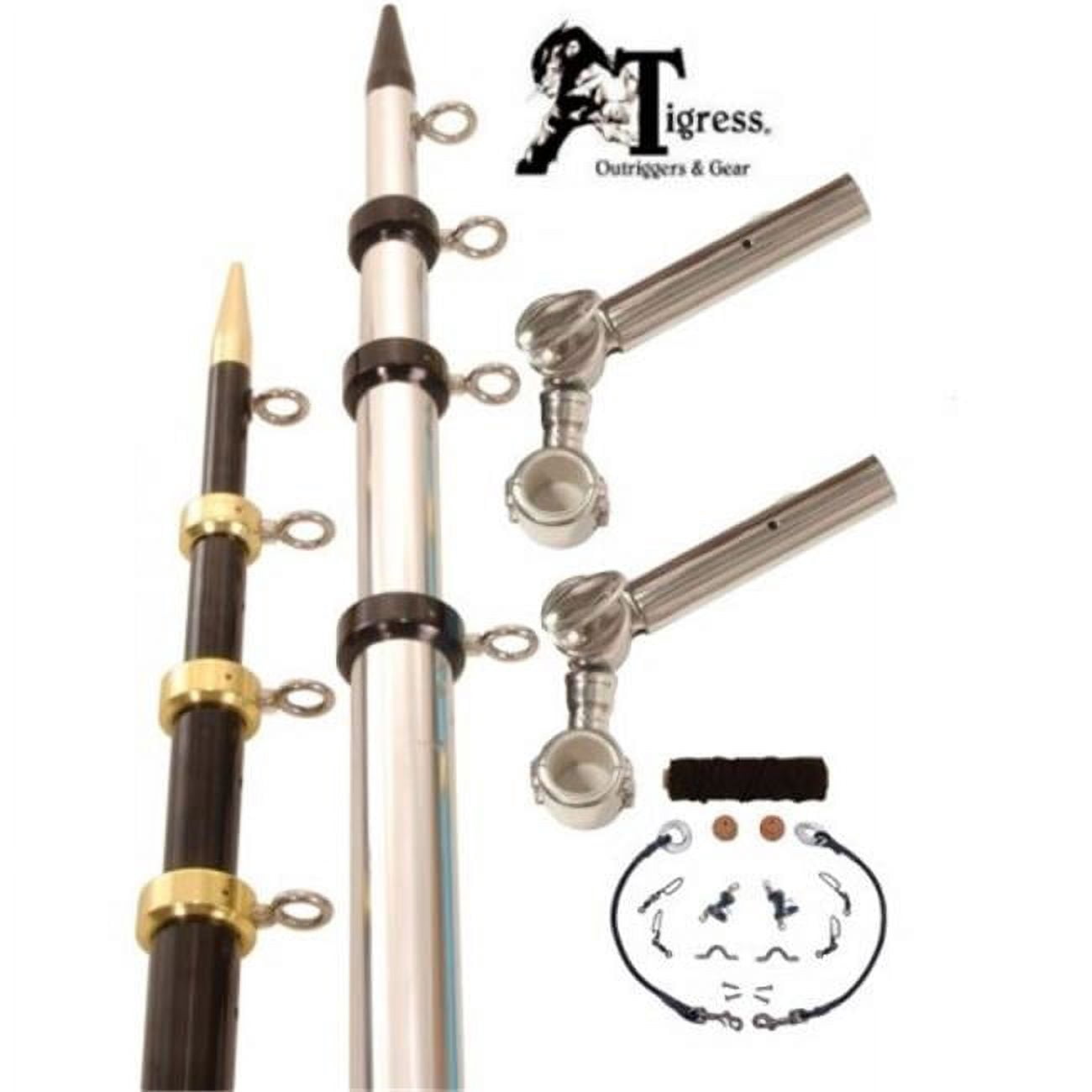 Tigress 88965-00 1 - 516 in. T-Top Clamp-On Telescoping Outrigger ...