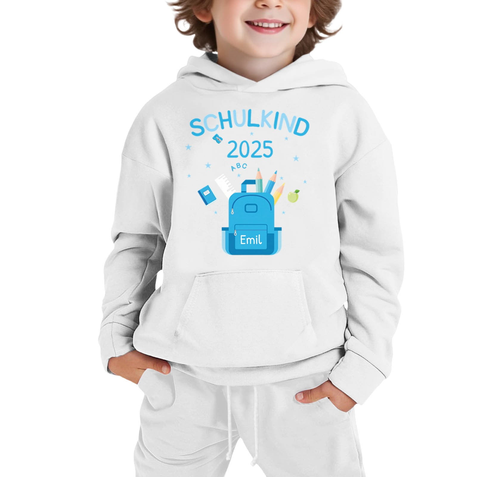 Tiijoy Big Boys Back To School Outfits DIY Letter Print Hoodie and ...