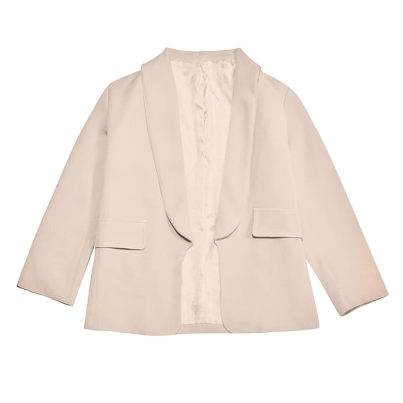 Tiijoy Big Girls Formal Suit Jacket Open Front Solid Blazer Shawl ...