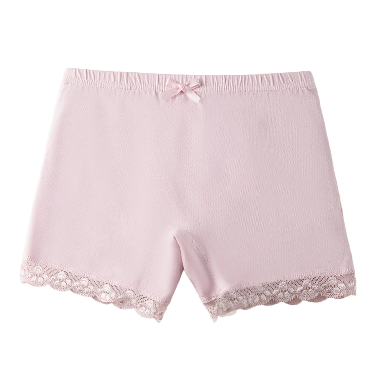 Tiijoy Girls Lace Cotton Modesty Shorts Supersoft Breathable Stretch ...