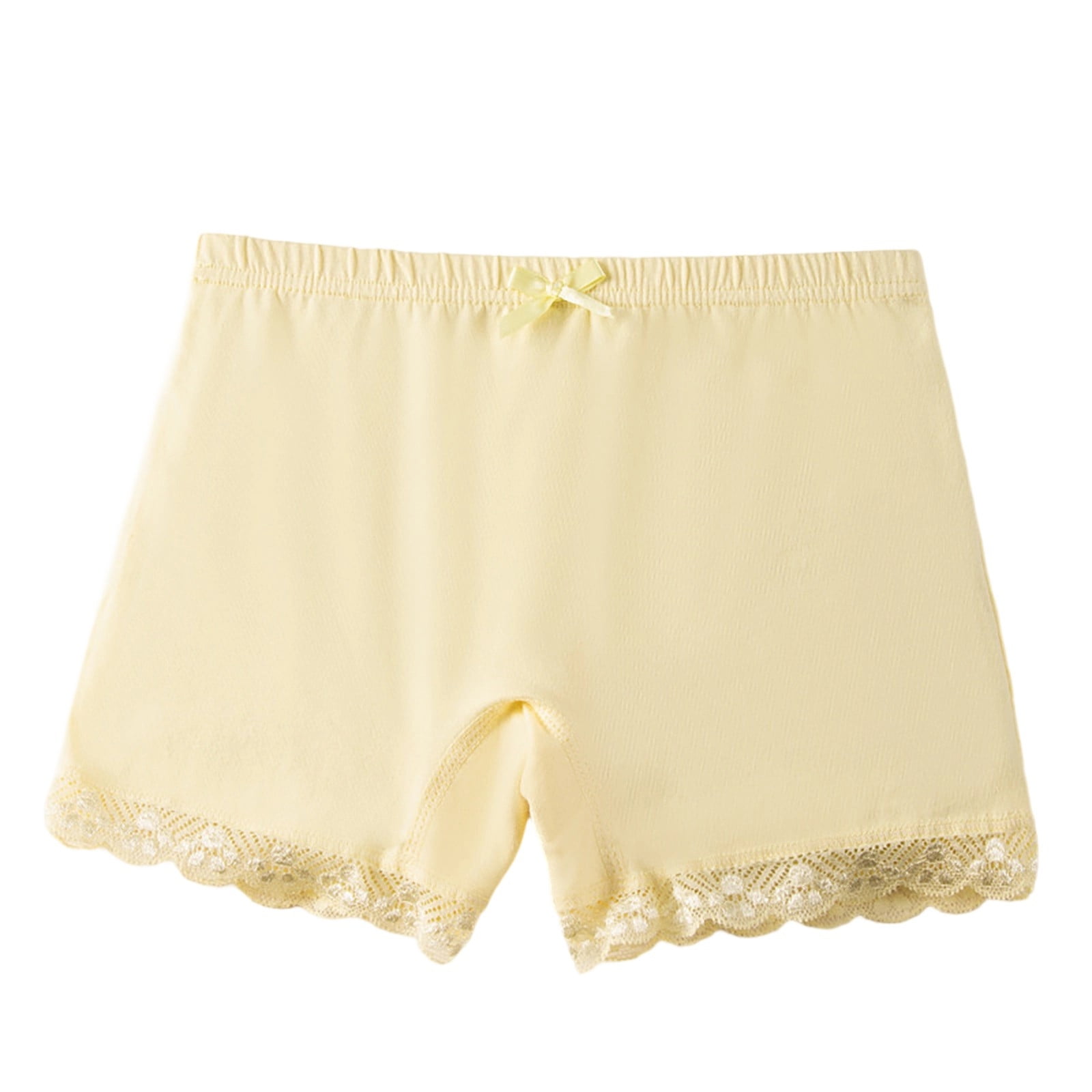 Tiijoy Girls Lace Cotton Modesty Shorts Supersoft Breathable Stretch ...