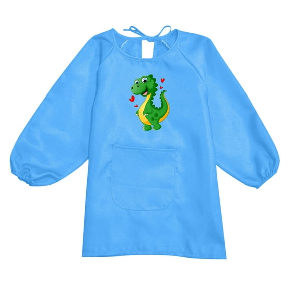 Tiijoy Kid Art Smock Apron Long Sleeve Pocket Artist Painting Smocks ...