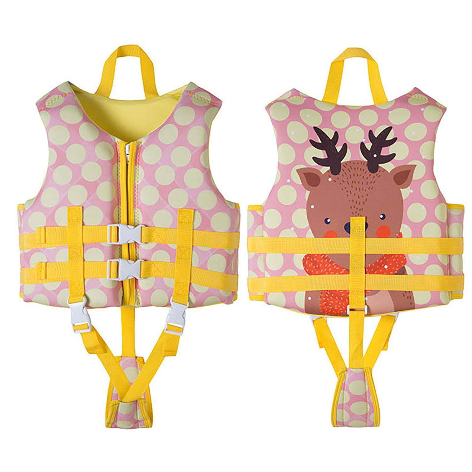 Tiijoy Kids Swim Vest Life Jacket Flotation Swimming Aid Cartoon ...
