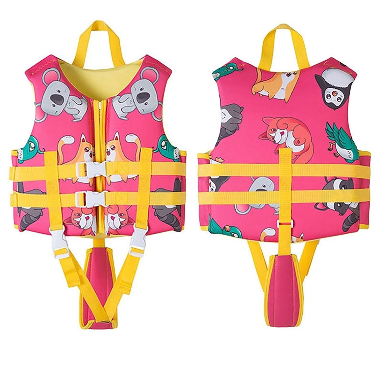 Tiijoy Kids Swim Vest Life Jacket Flotation Swimming Aid Cartoon ...