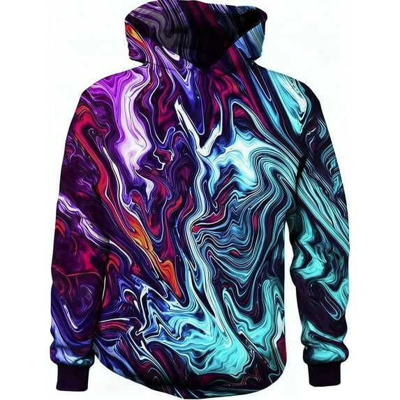 Tiijoy Little Boys Hoodie Fire Print Comfort Fit Hooded Sweatshirt ...