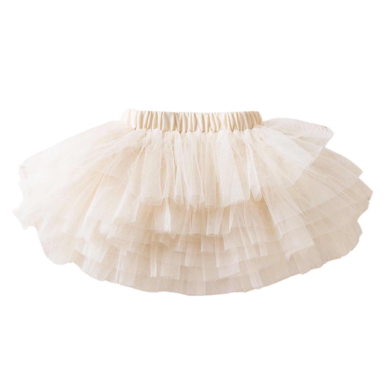 Tiijoy Little Girls Mesh Tutu Skirt Petticoat Kids Party Layered Tulle ...