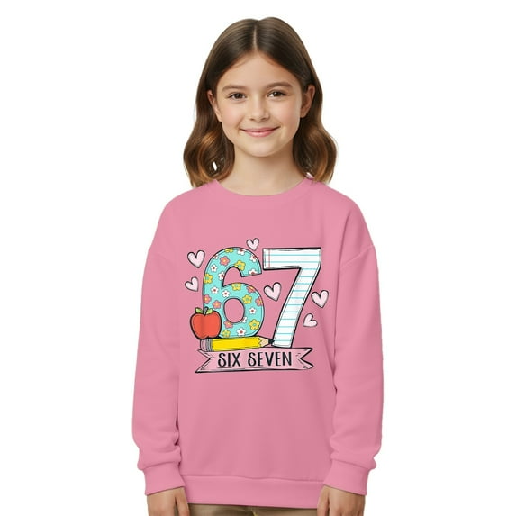 Tiijoy Sweatshirt for Infant Girls Letter Print Cute Long Sleeve ...